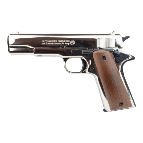 BRUNI 96 CAL.9 PAK NIKEL Replica COLT 1911 mod.96 Pistola a salve ...
