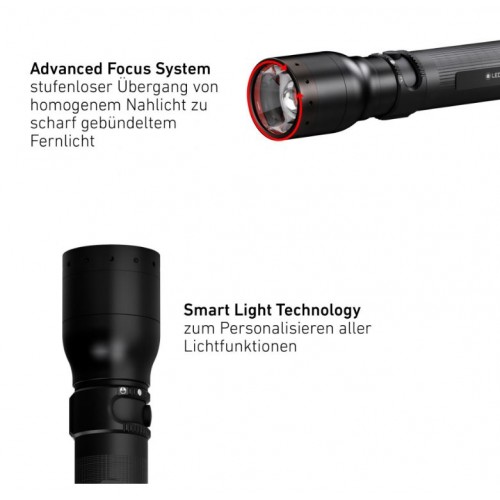 LED LENSER P17R CORE Torcia da 1200 Lumens a 560mt RICARICABILE Con ...