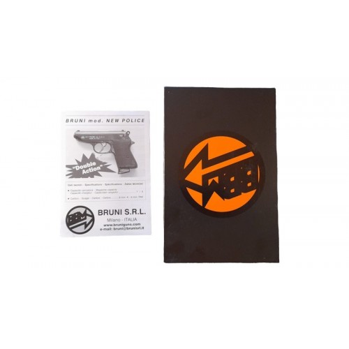 BRUNI NEW POLICE CAL.9MM PAK Replica WALTHER PPK Pistola a salve ...