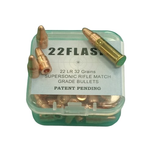 Palle .22 LR 32 grani Flash Supersonic Ramate - 50 pz