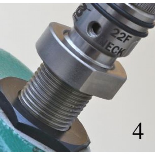 22FLASH DIE SET & SHELL HOLDER calibro 22 LR Composta da 2 matrici e ...